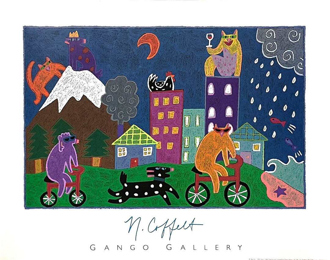 BIKE PATH by Nancy Coffelt - Etsy