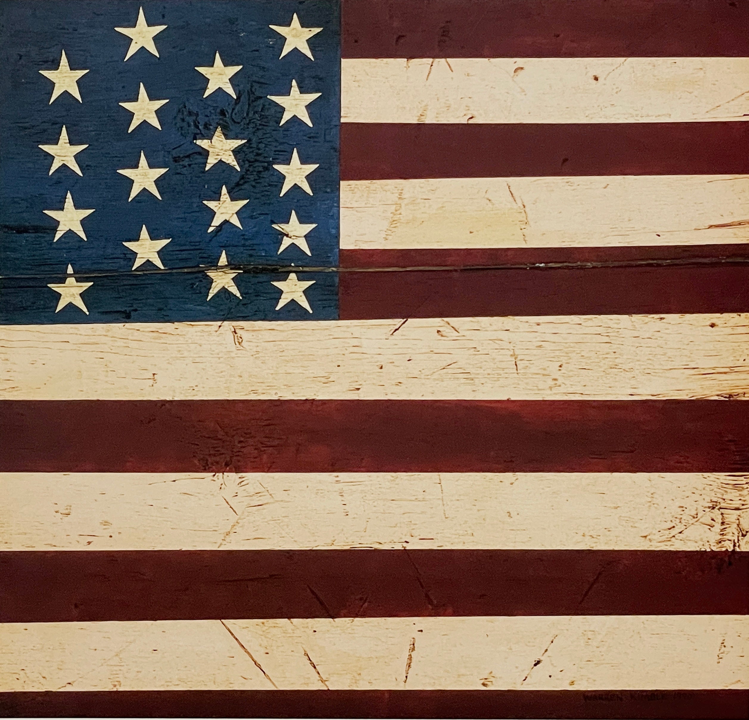 COLONIAL FLAG by Warren Kimble - Etsy