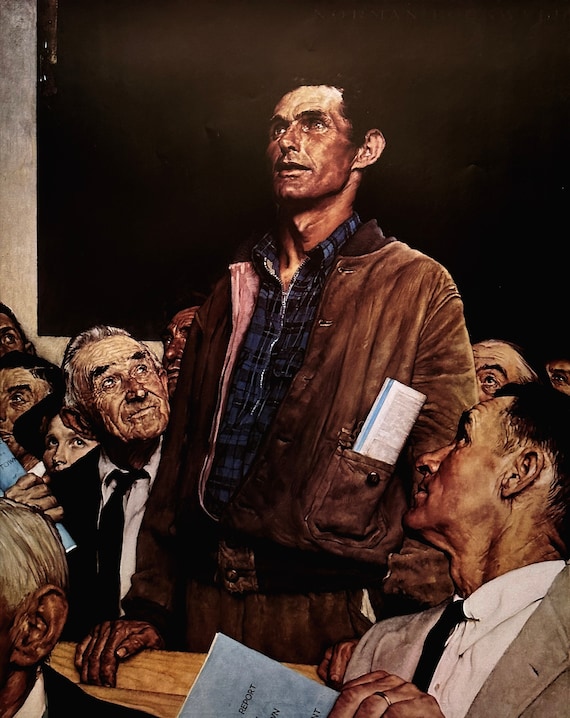 Norman Rockwell Freedom Of Speech