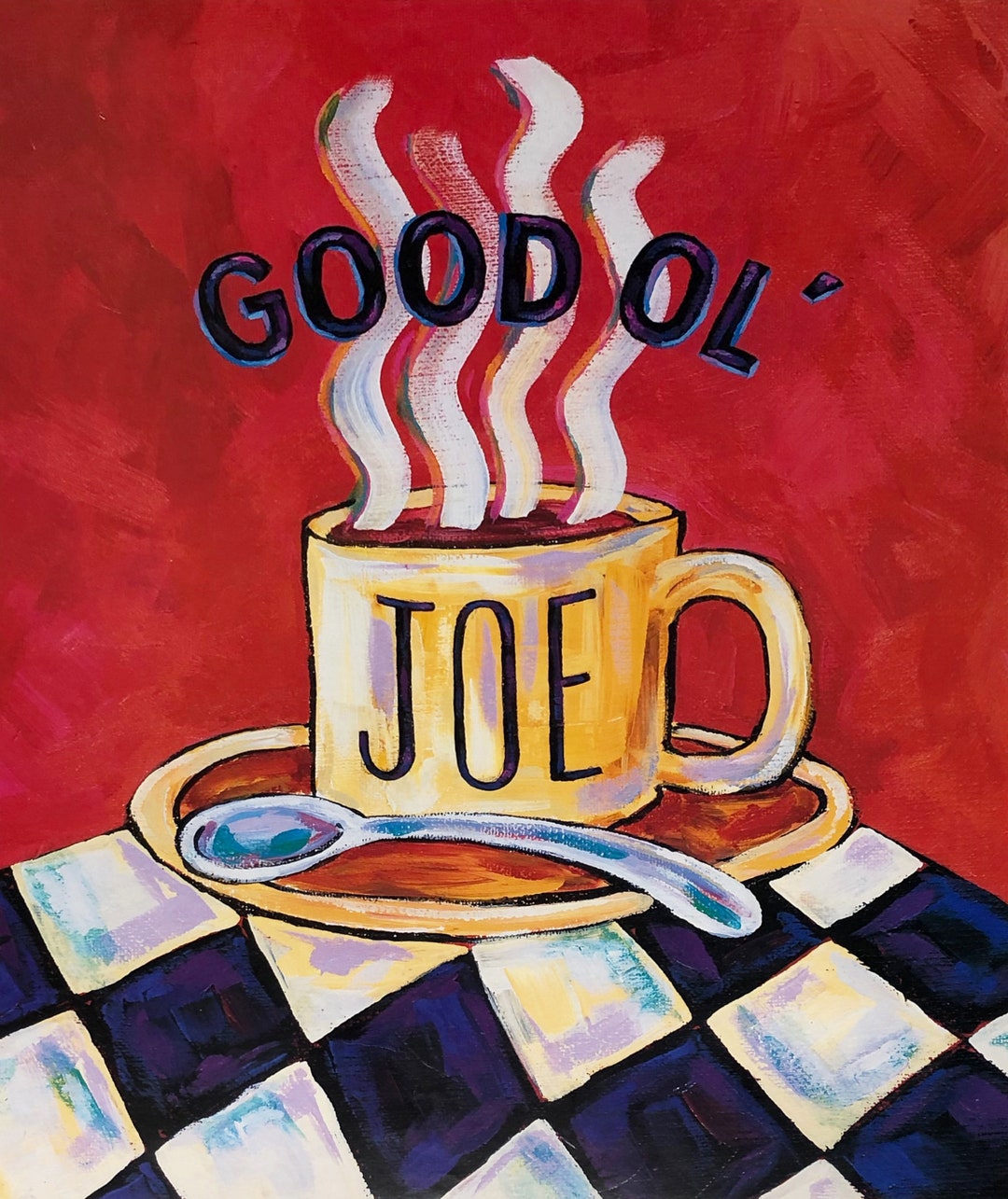 Good Ol' Joe by Rhonda Ahrens - Art Print - 12 X 16 In, - FREE SHIPPING ...