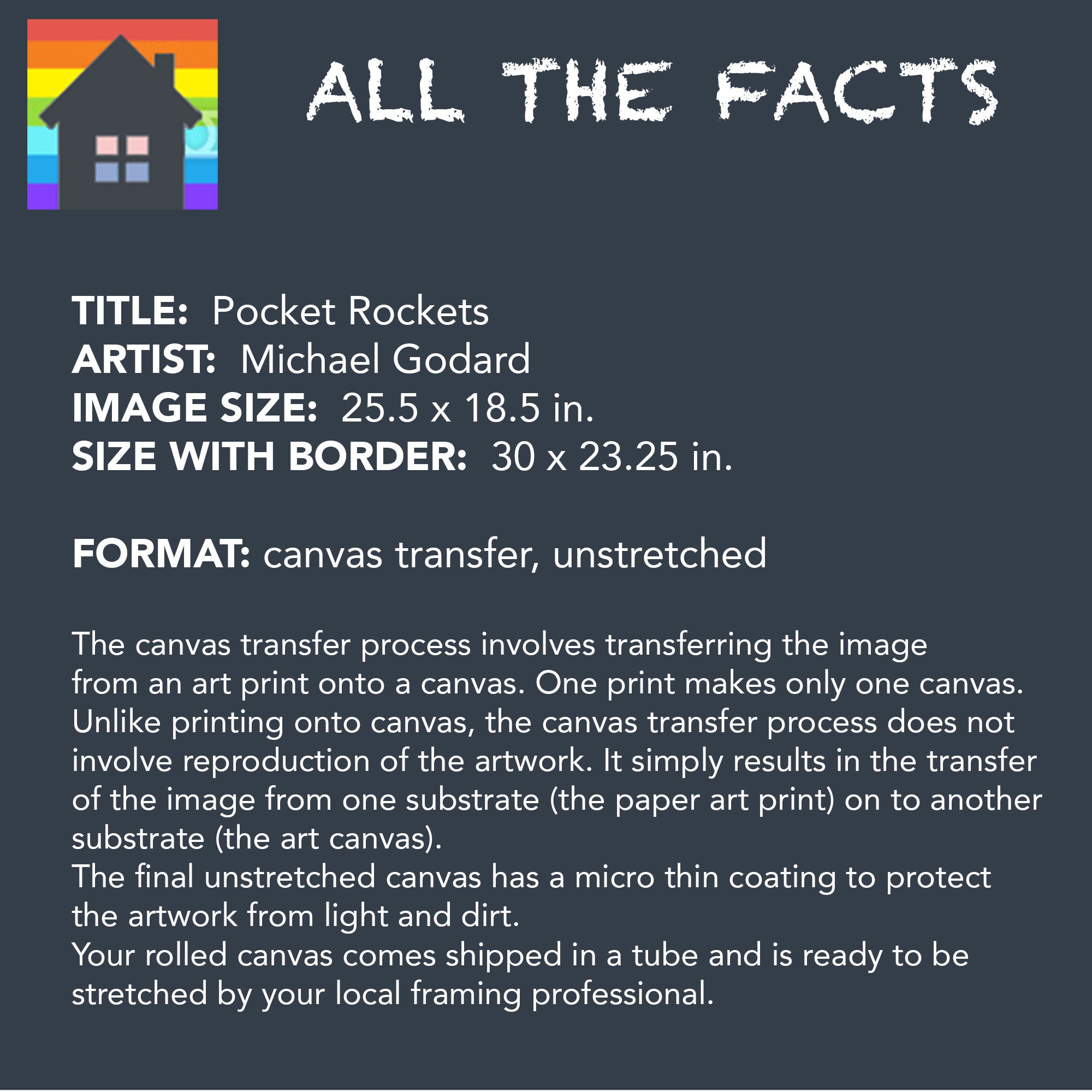 POCKET ROCKETS by Michael Godard - Unstretched Art Canvas - Etsy