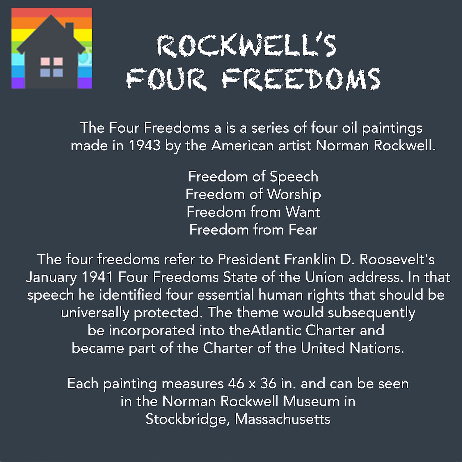 Freedom From Fear - Norman Rockwell - Rare Art Print From the Four ...