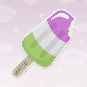 Genderqueer Pride Subtle Sticker, Coming Out Gift, Alphabet Mafia ...