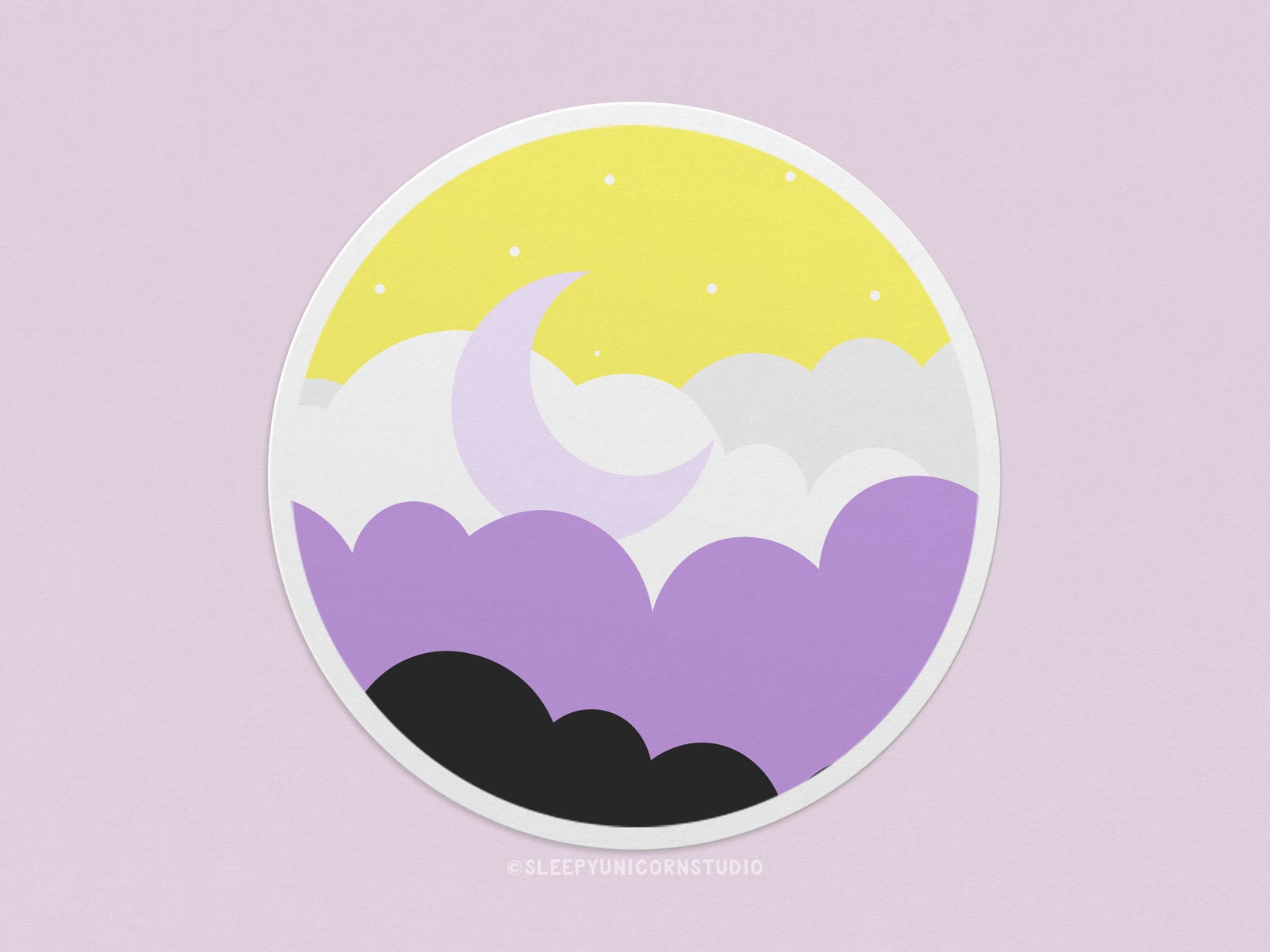 Nonbinary Pride Subtle Sticker Coming Out Gift Alphabet - Etsy