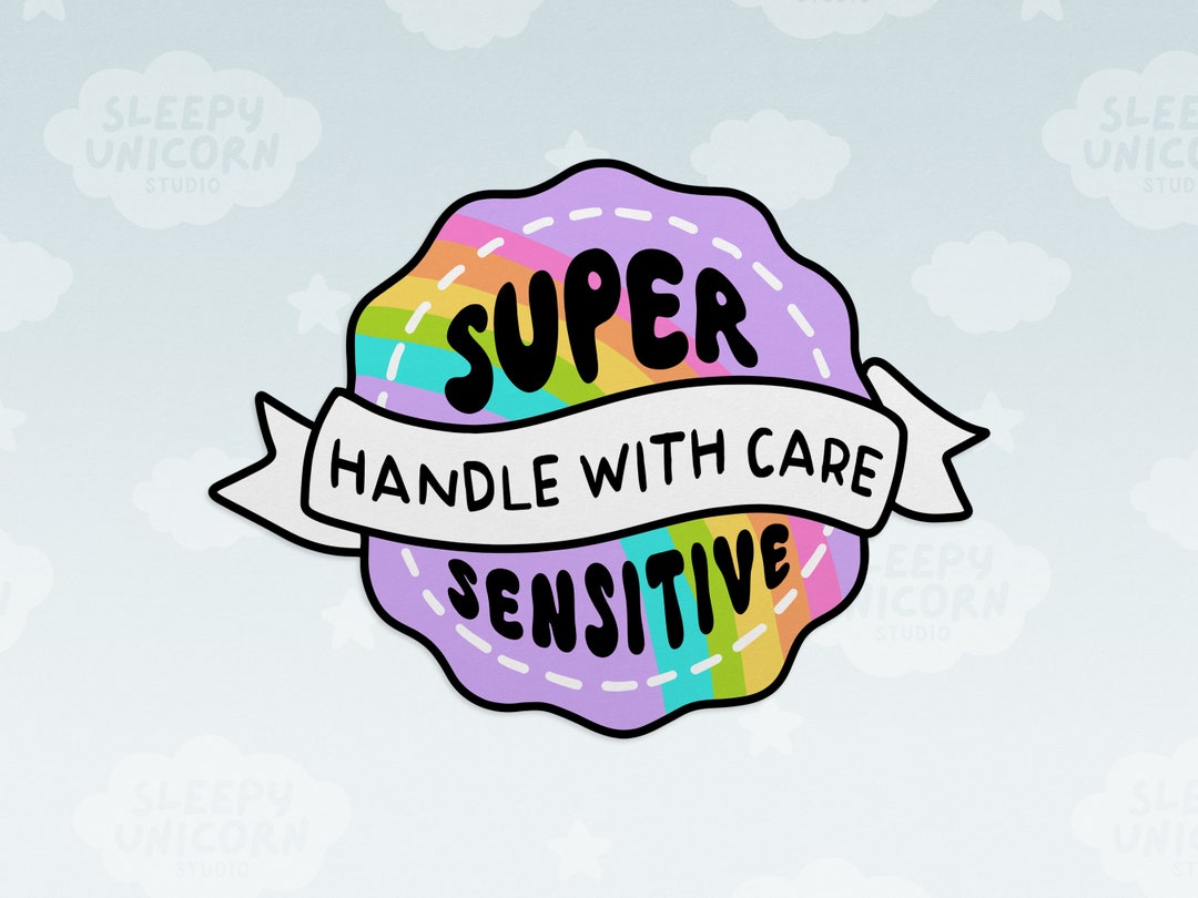 Handle With Care Sticker: Mental Health Kindness, Laptop Decal - Etsy
