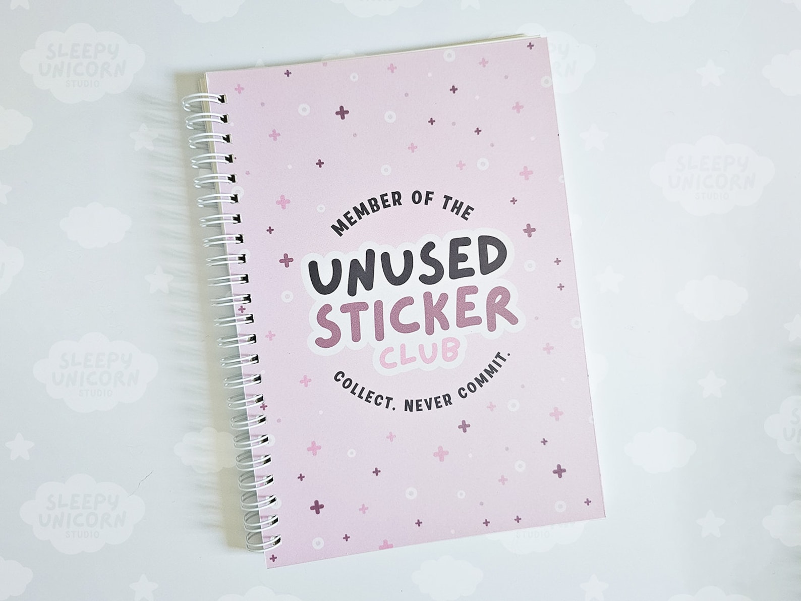 Unused Sticker Club Reusable Sticker Book for Sticker Collector, 6x8 ...