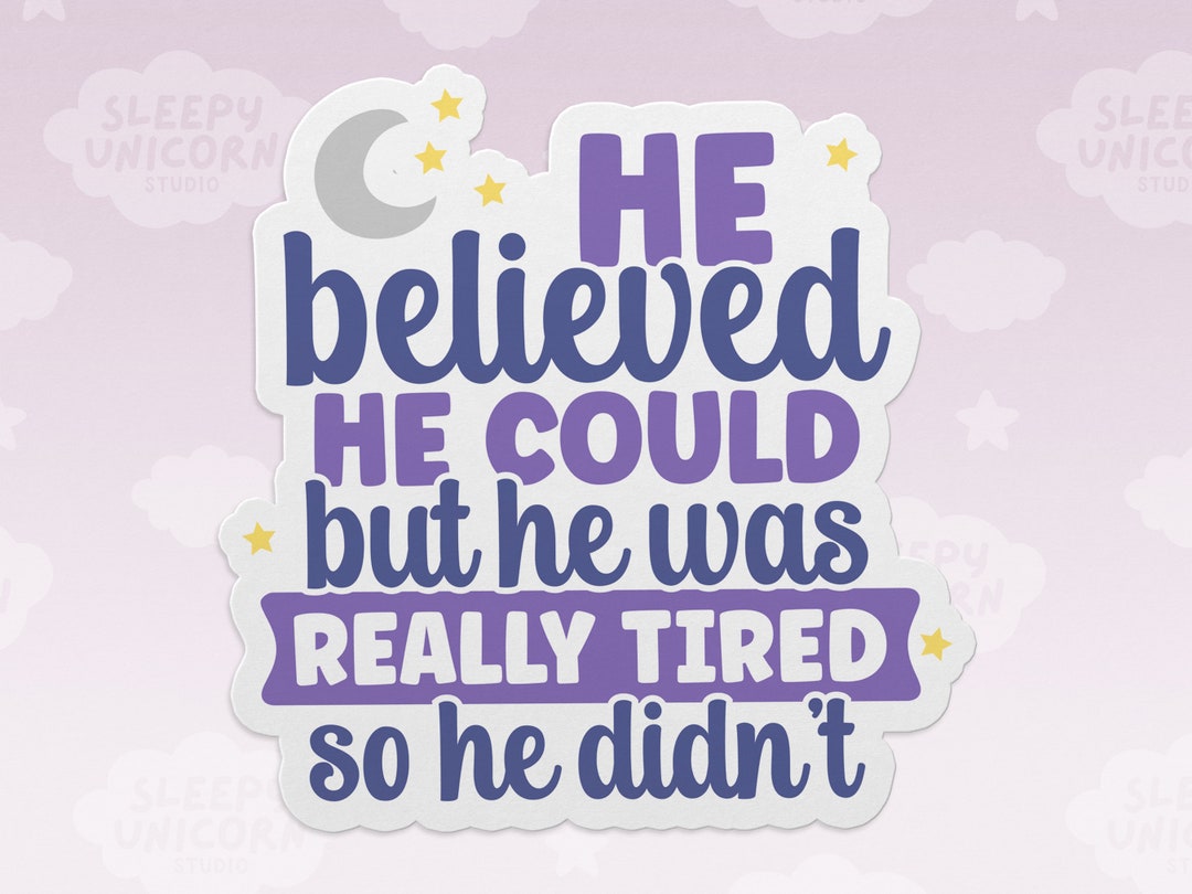 Narcolepsy Humor Vinyl Sticker: Tiredness Awareness, Spoonie Gift - Etsy