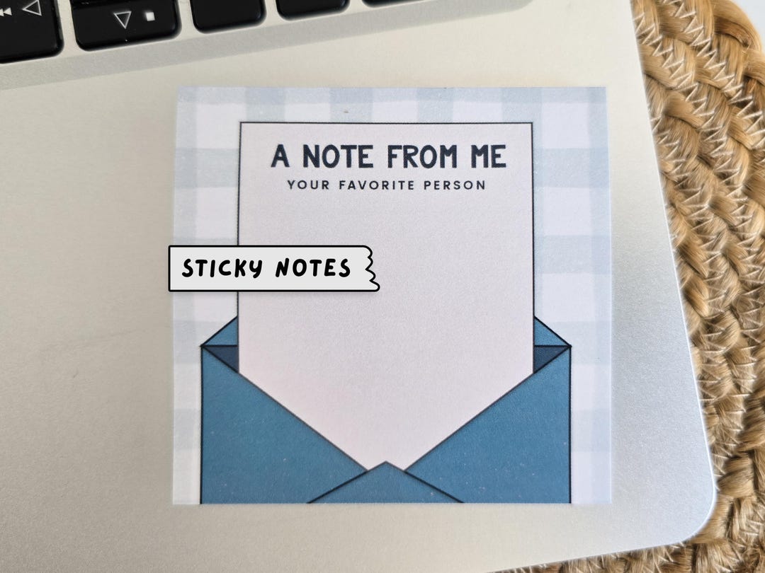 A Note From Your Favorite Person Post-it® Note Pads, Funny Sticky Notes ...
