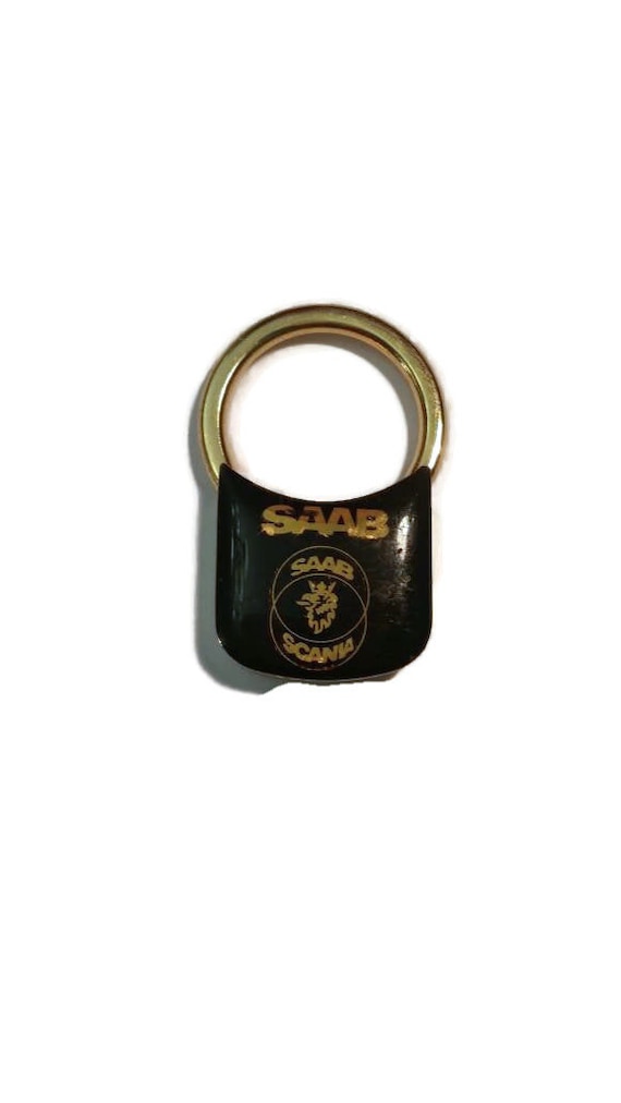 Saab Key Chain Keychain Key Fob Keytag Vintage Automo… - Gem