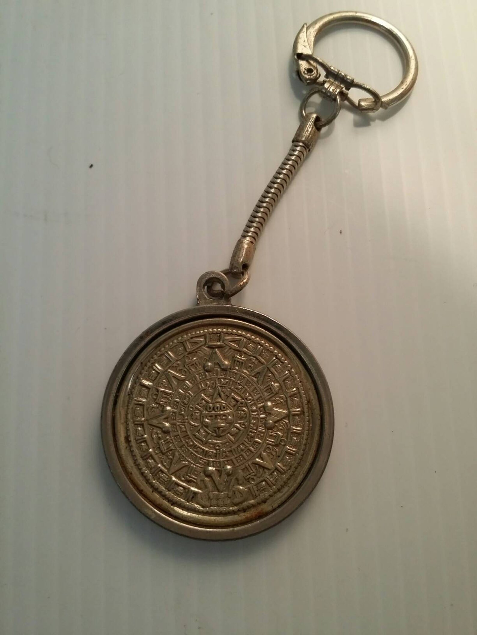 Solar Calendar Key Chain - Etsy