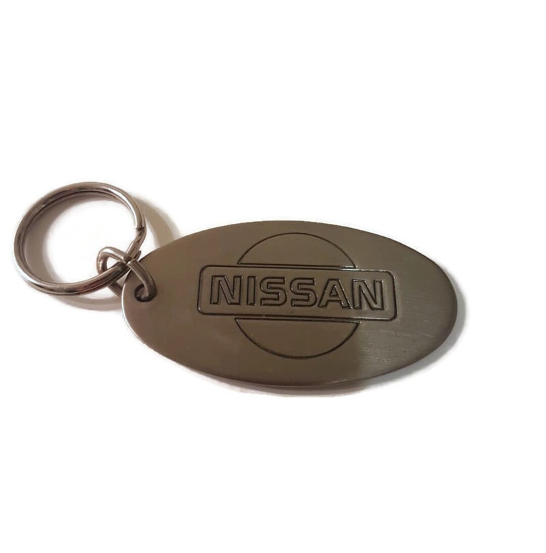 Nissan Key Chain Keychain Key Fob Keytag Vintage Automotove Keychain ...