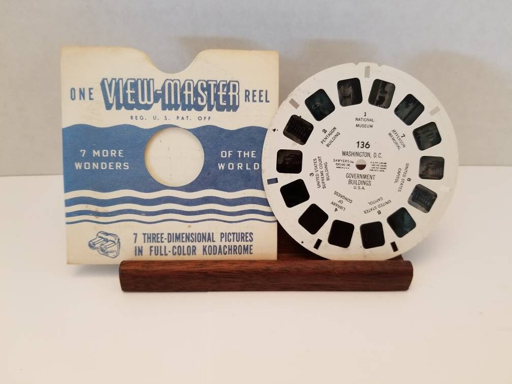 Vintage View-Master Reel 136 Washington D.C Government | Etsy