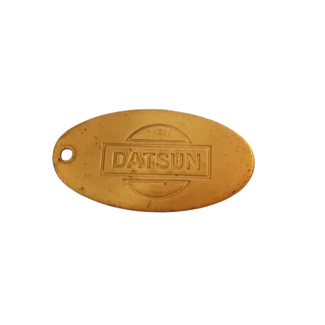 Datsun Key Chain Keychain Key Fob Keytag Vintage Automotove Keychain ...
