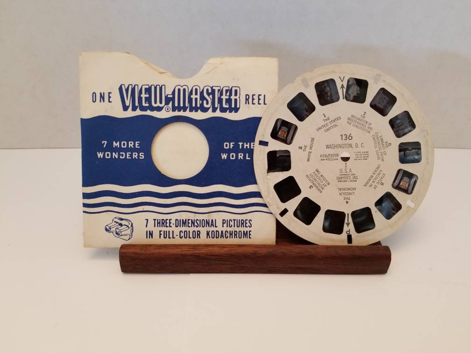 Vintage 1950 View-master Reel 136 Washington D.C. I U.S.A. - Etsy