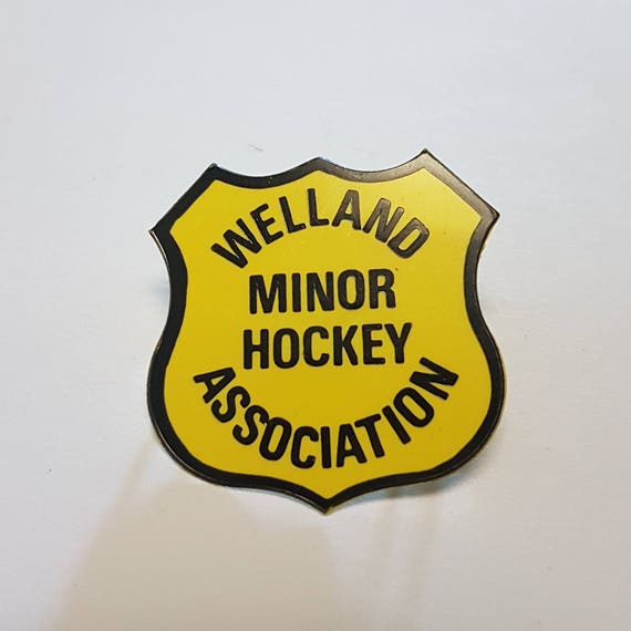 Vintage Button Welland Minor Hockey Association | Etsy