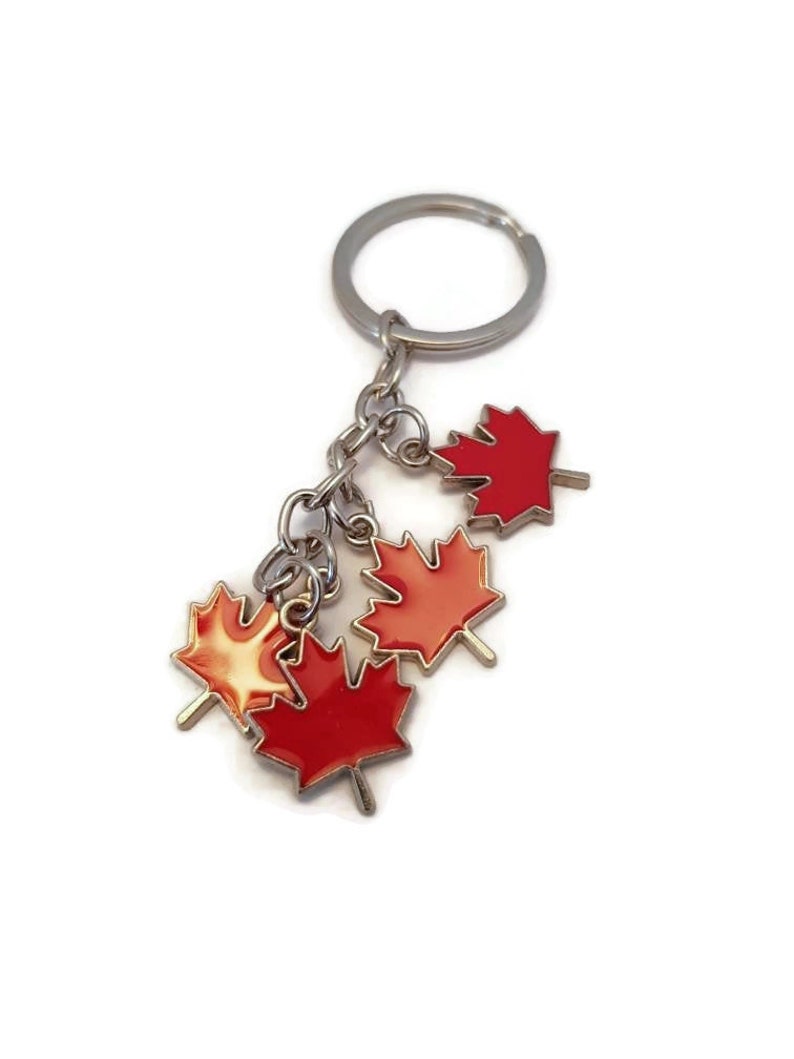 Keychain Canada Maple Leaf - Etsy