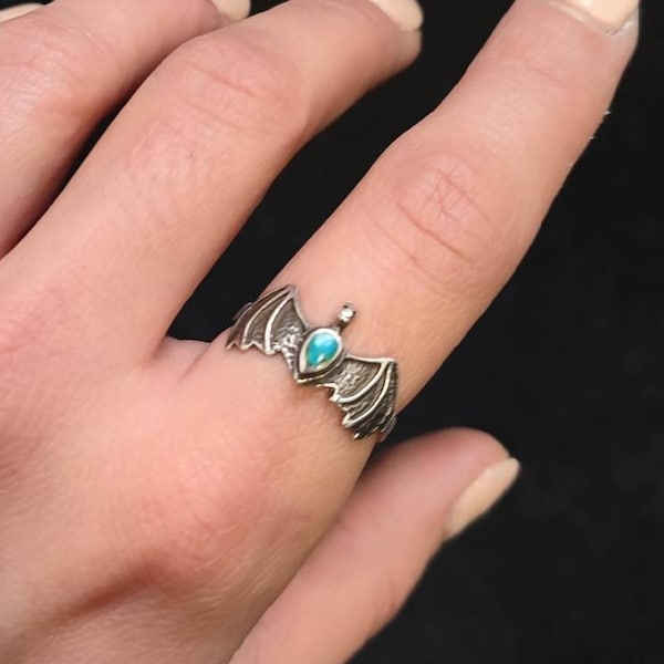 Bat Ring - Etsy