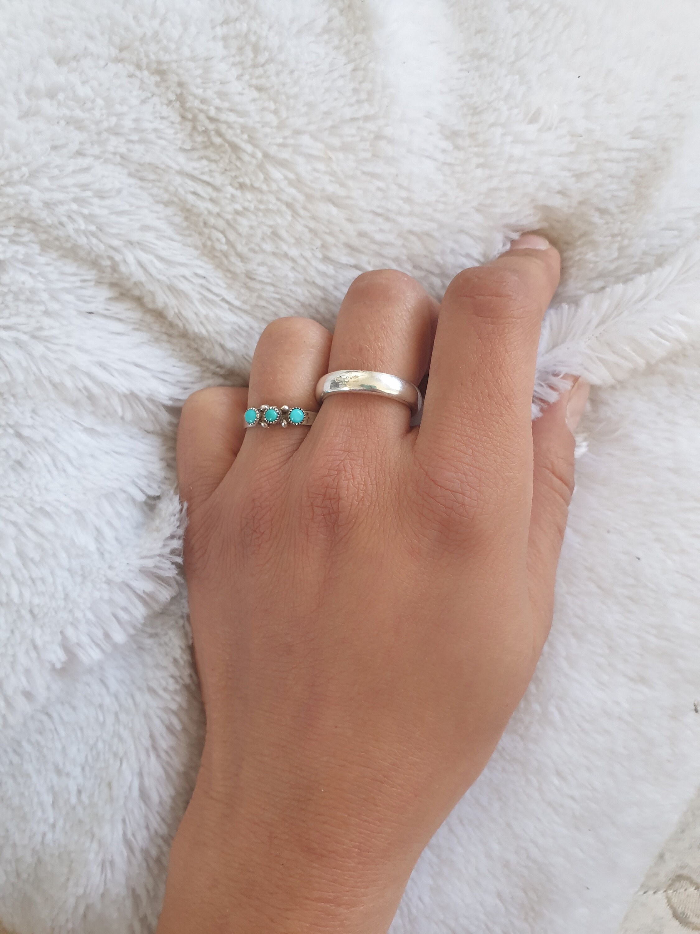 Circle Men Ring in Sterling Silver Man Ring Silver Man Ring | Etsy