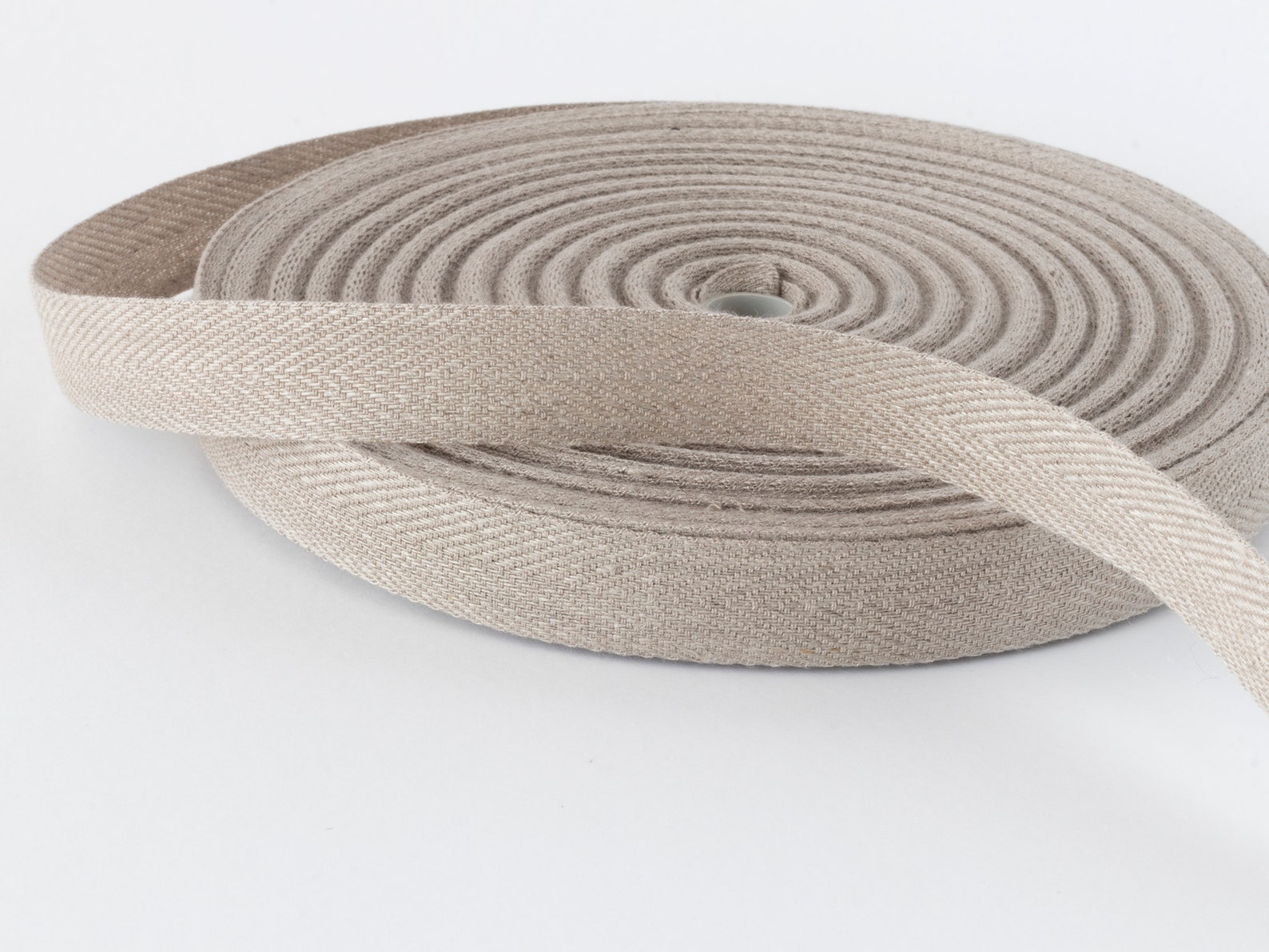 Linen Herringbone Nonadhesive Tape, Unbleached Linen Trim, Linen Blend ...