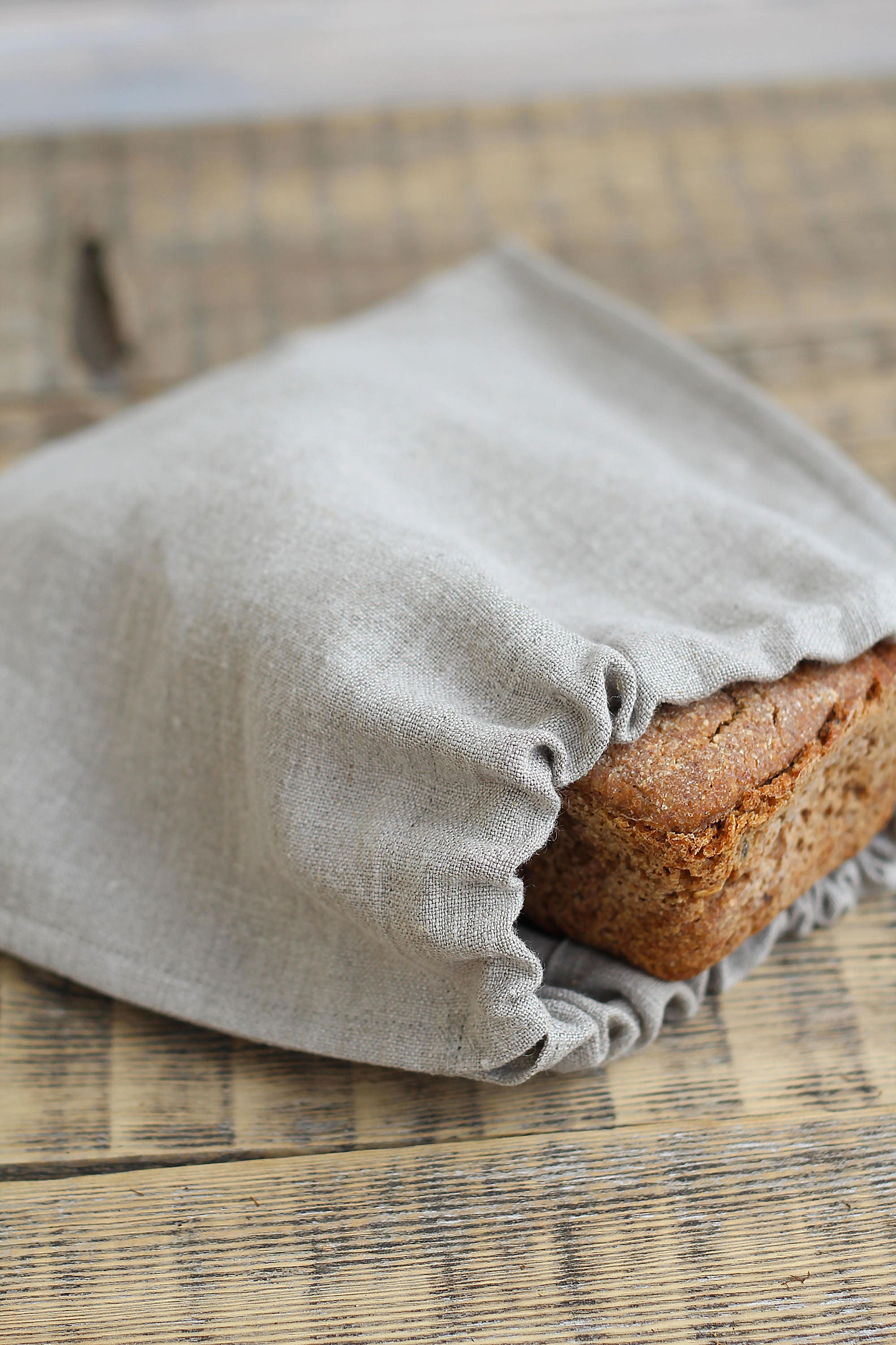 Linen Bread Bag Zero Waste Bag Natural Linen Storage Bag - Etsy UK