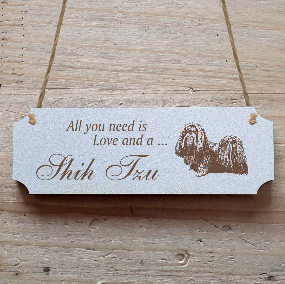 Decoration sign Shih Tzu dog | Etsy