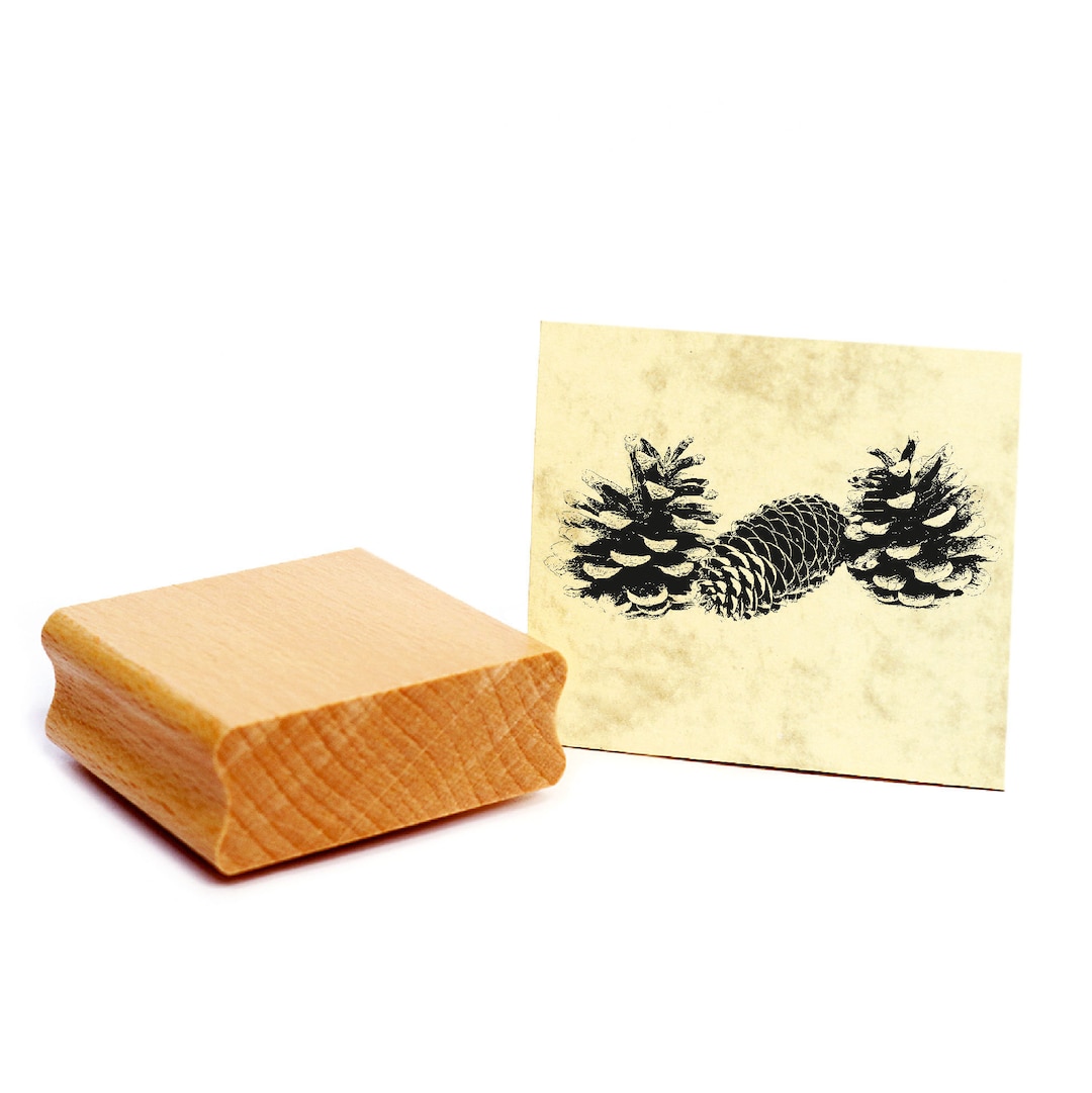 Stamp Vintage Cones - Motif Stamp Approx. 70 X 30 Mm - Scrapbooking ...