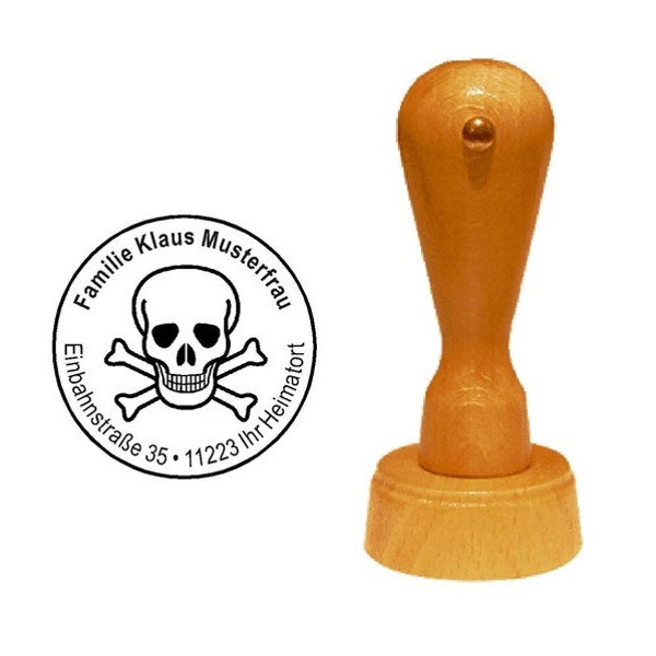 Skull Rubber Stamp - Etsy