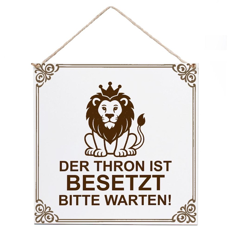 Toilette Besetzt Schild Lustig
