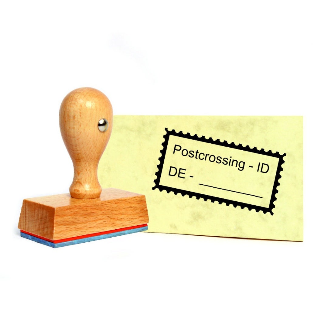 Postcrossing Stamp Space for DE Postcrosser ID Postcards Letter Stamp ...