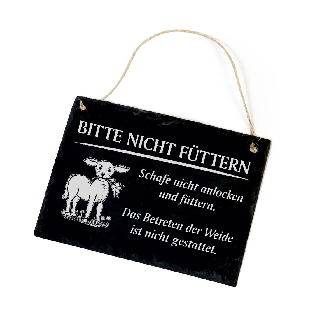 Slate Sheep Please Do Not Feed Entering the Pasture Not - Etsy