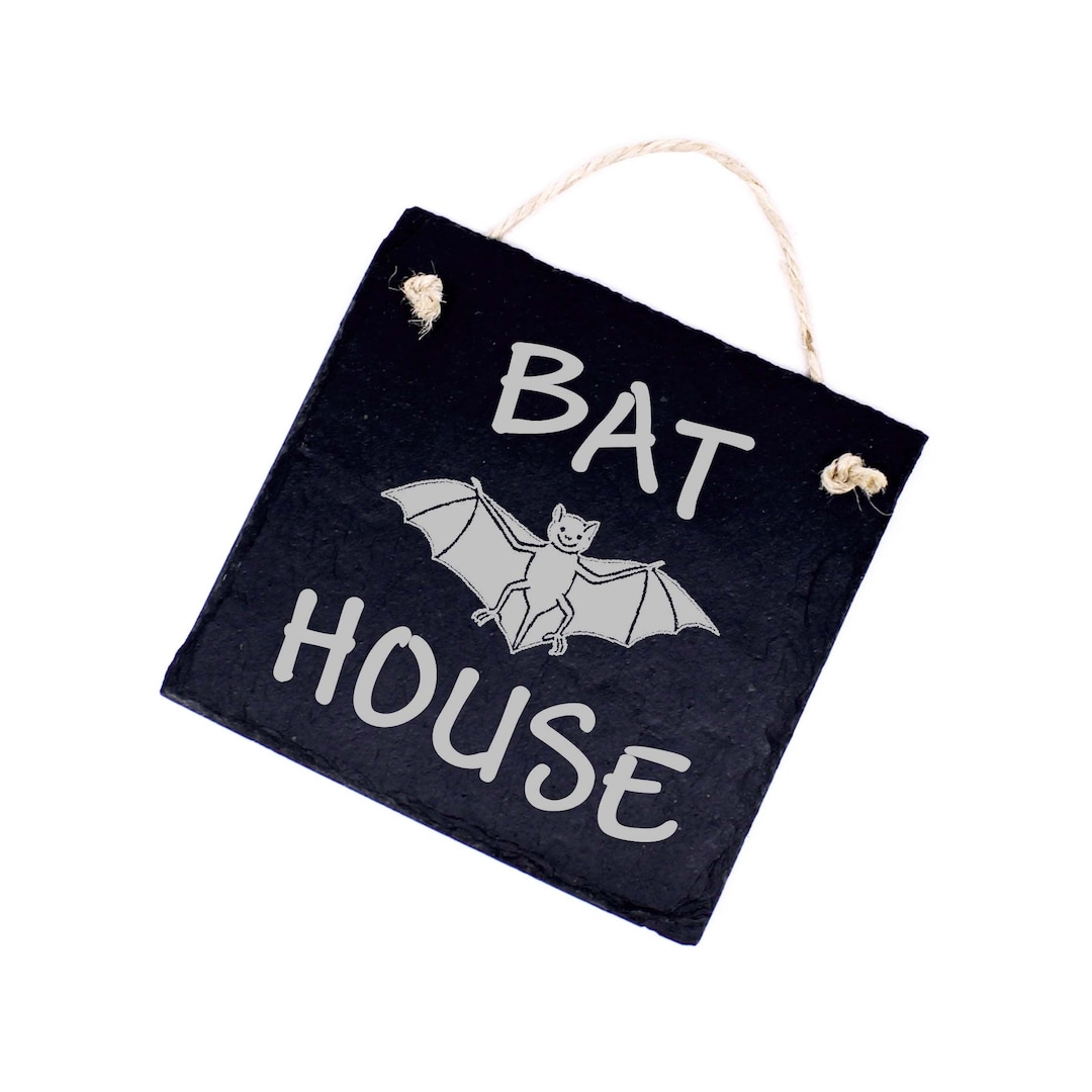 Slate Bat House Shield Bat Made of Slate 11 X 11 Cm - Etsy