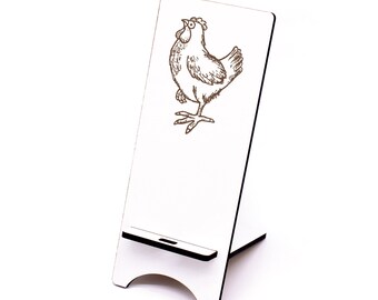 Chicken Phone Stand - Etsy