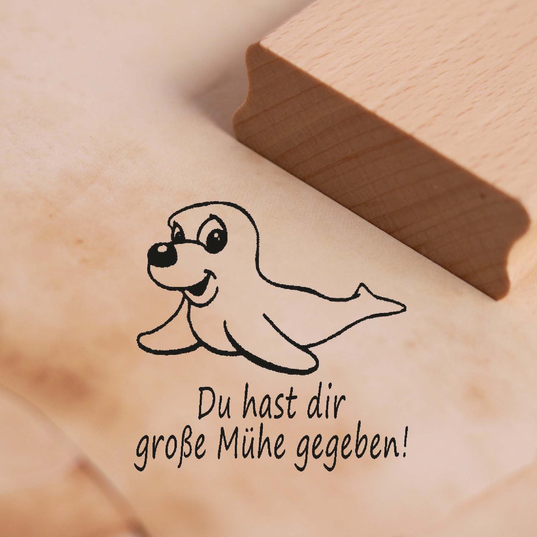Stamp You Have Made a Great Effort Motif Seal Approx. 28 X 28 Mm ...