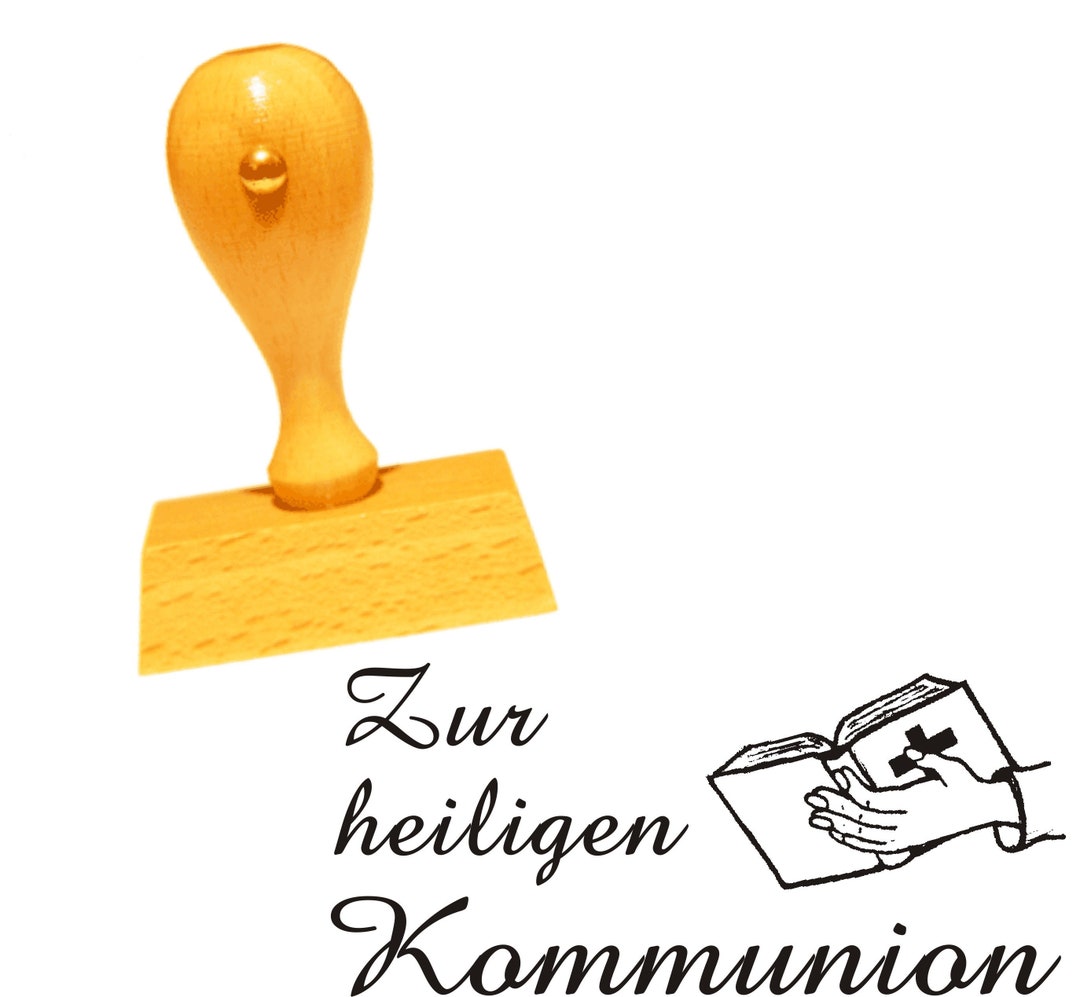 Stamps Holy Communion Motif Bible 50 X 25 Mm Motif Stamp Wood Stamp ...