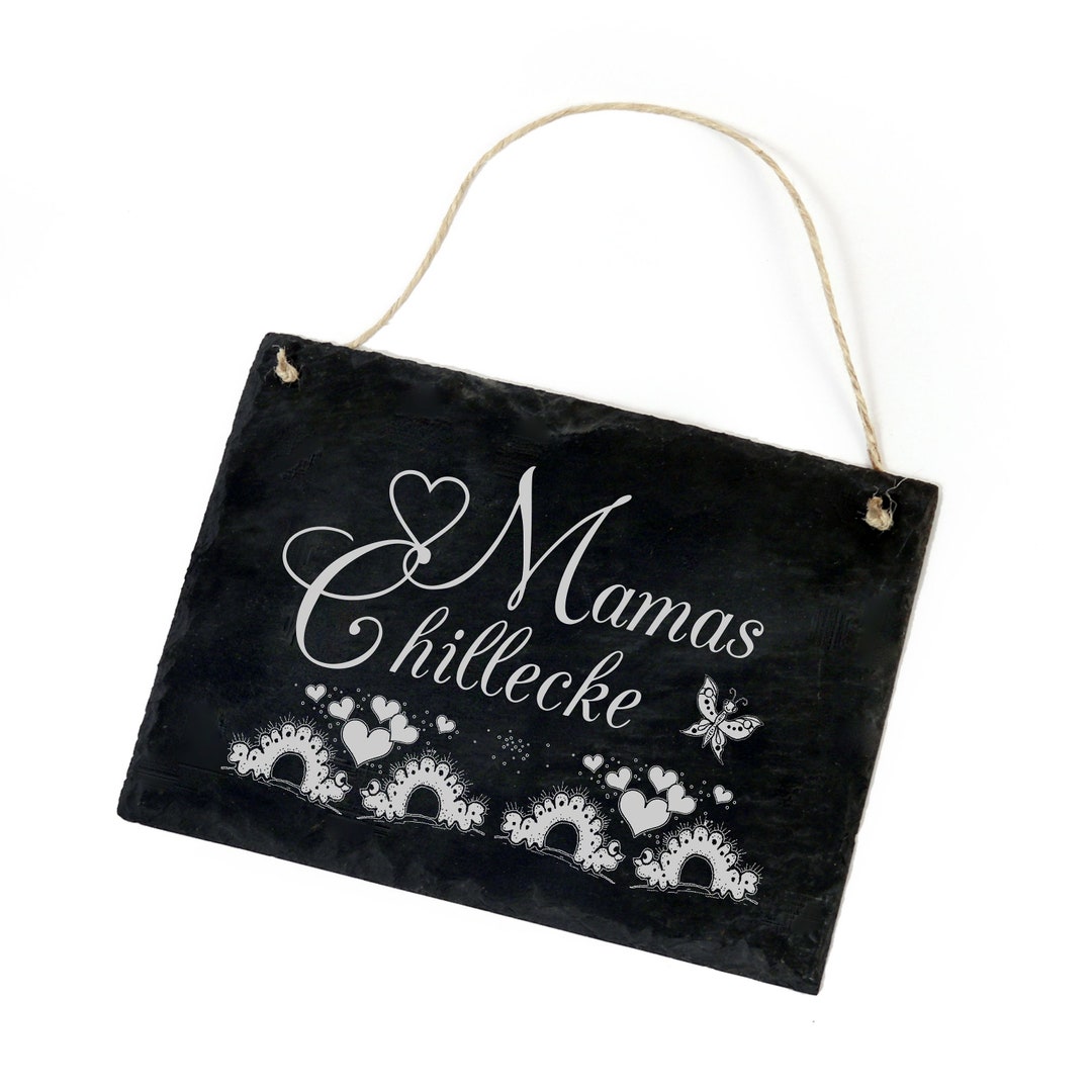 Slate Table Mamas Chill Corner Caterpillarspring Shield Deco Sign Door ...