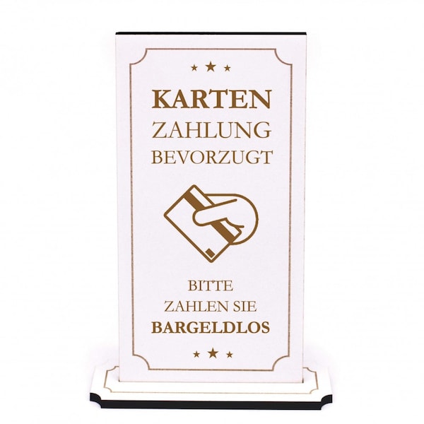 Cash Preferred Sign - Etsy