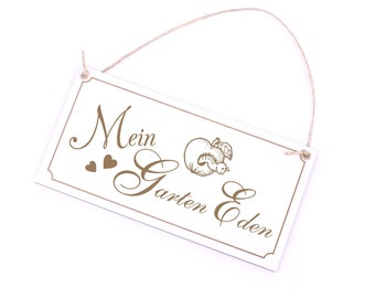 Garden of Eden Sign - Etsy