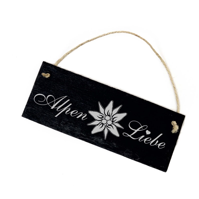 Slate Panel Alps Love Edelweiss Engraving Door Sign 22 X 8 - Etsy