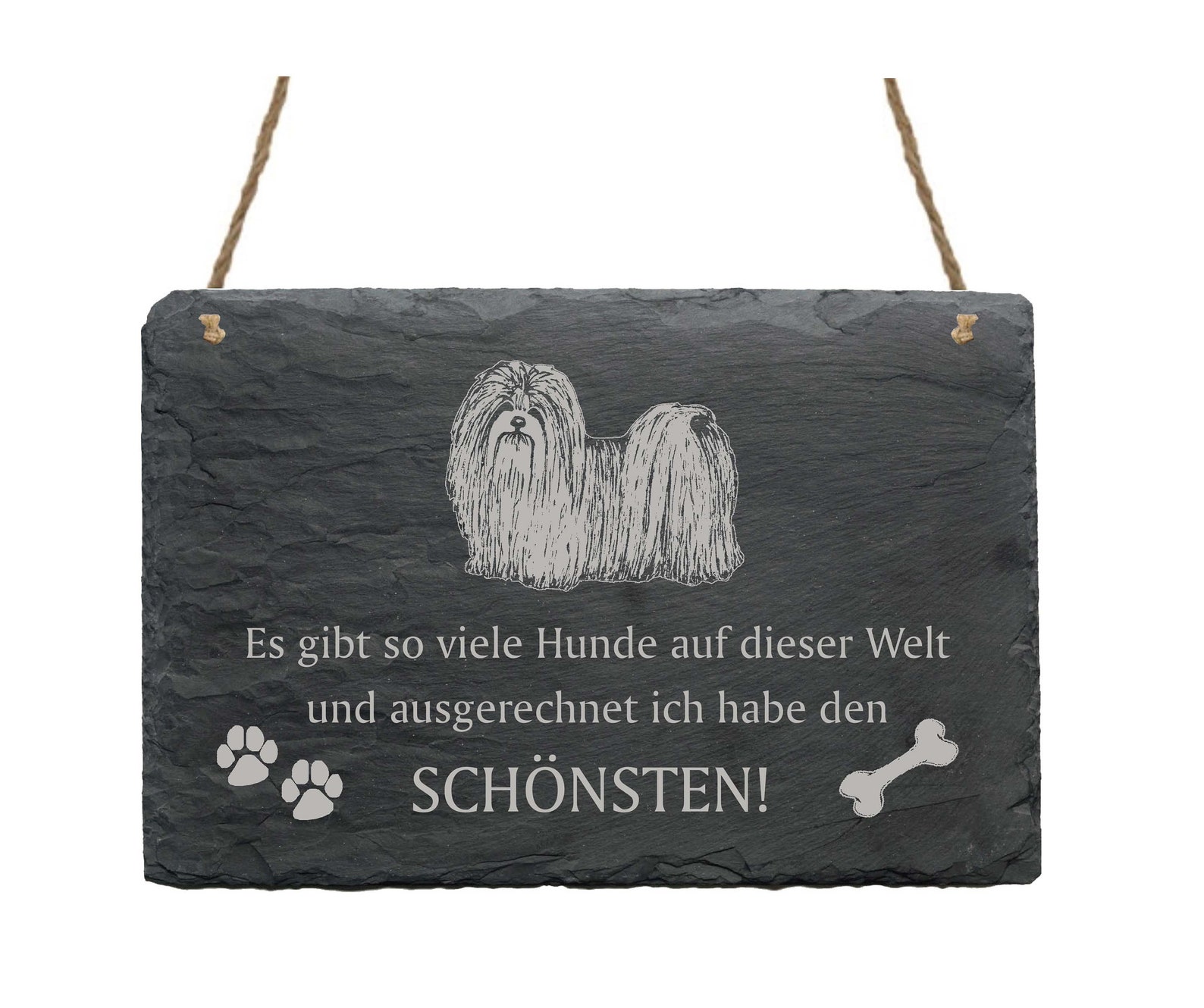 Slate Board LHASA Apso-most Beautiful Dog Dogs Sign Decree - Etsy