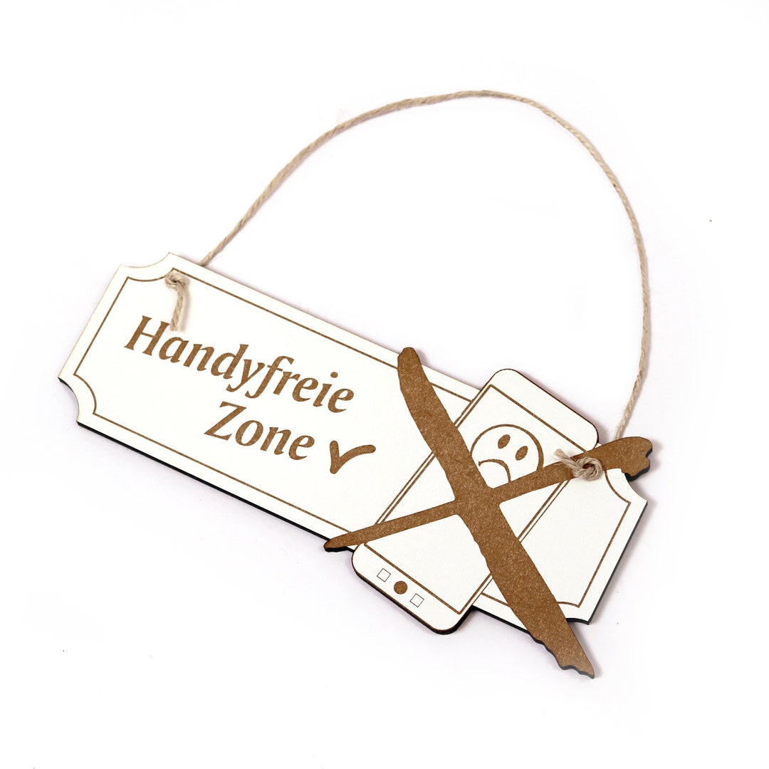 Sign Mobile Phone Free Zone Door Sign Mobile Phone Approx. 20 X 9 Cm ...