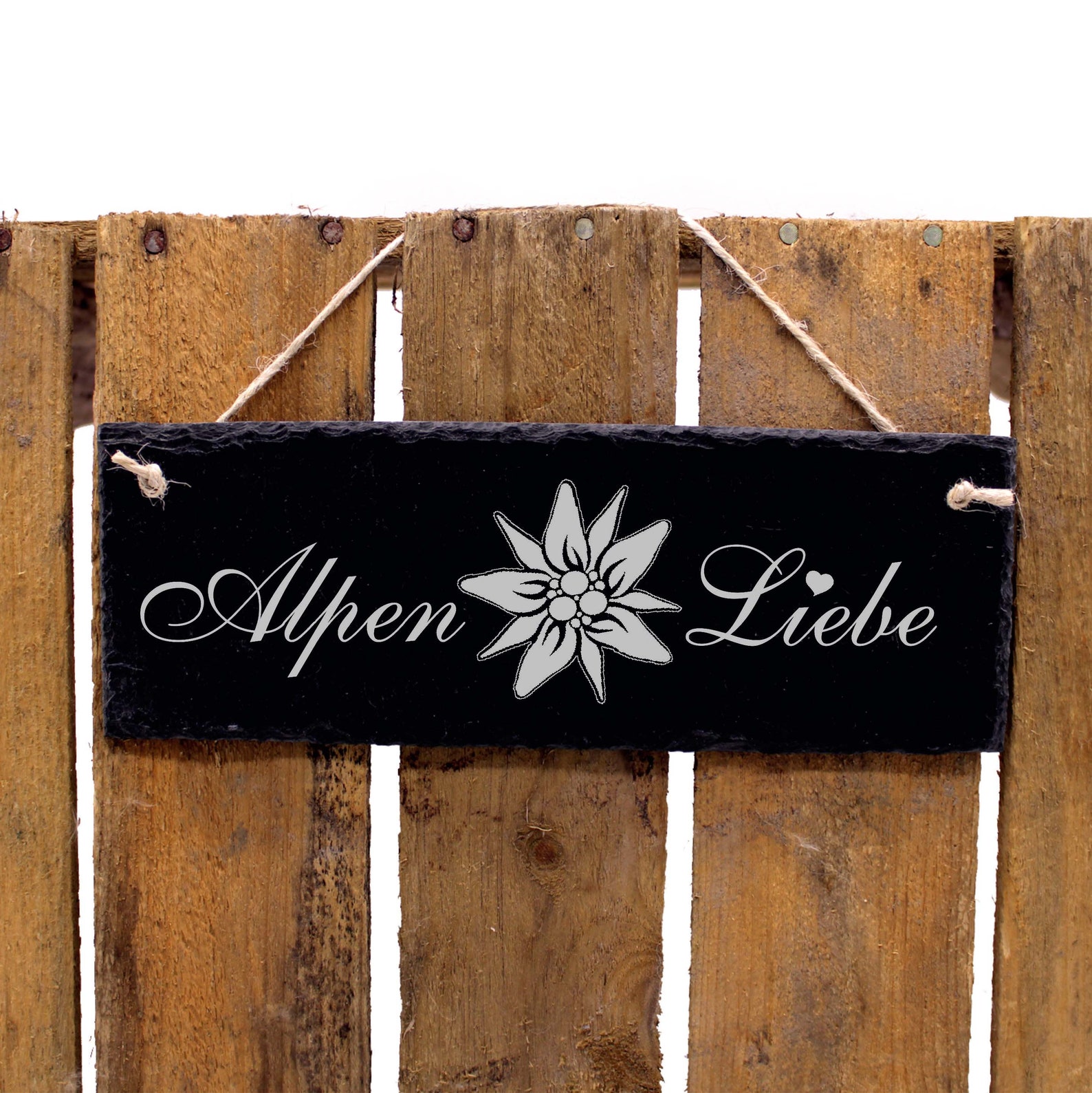Slate Panel Alps Love Edelweiss Engraving Door Sign 22 X 8 - Etsy