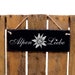 Slate Panel Alps Love Edelweiss Engraving Door Sign 22 X 8 Cm ...