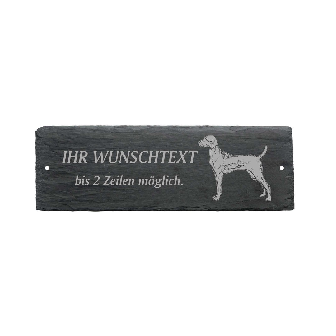 Weatherproof Door Sign "magyar Vizsla" With Wish Text / Name - Approx ...