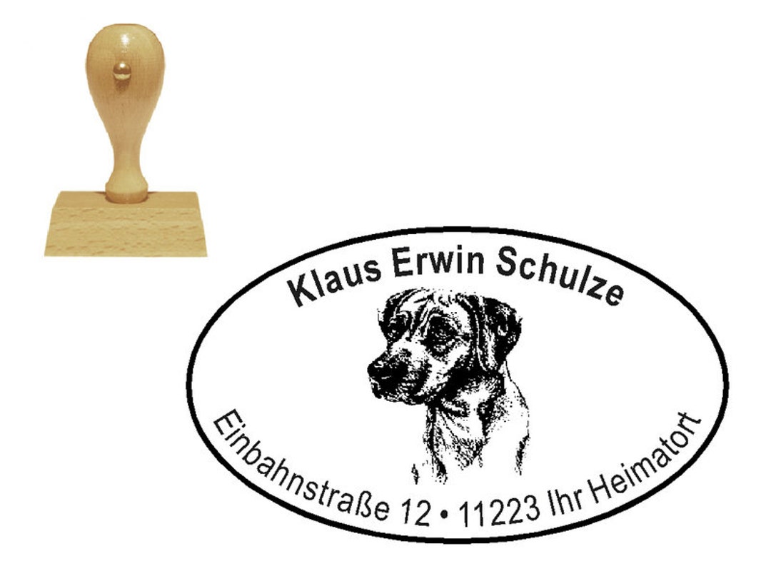 Stamp Wood Stamps RHODESIAN RIDGEBACK - Etsy