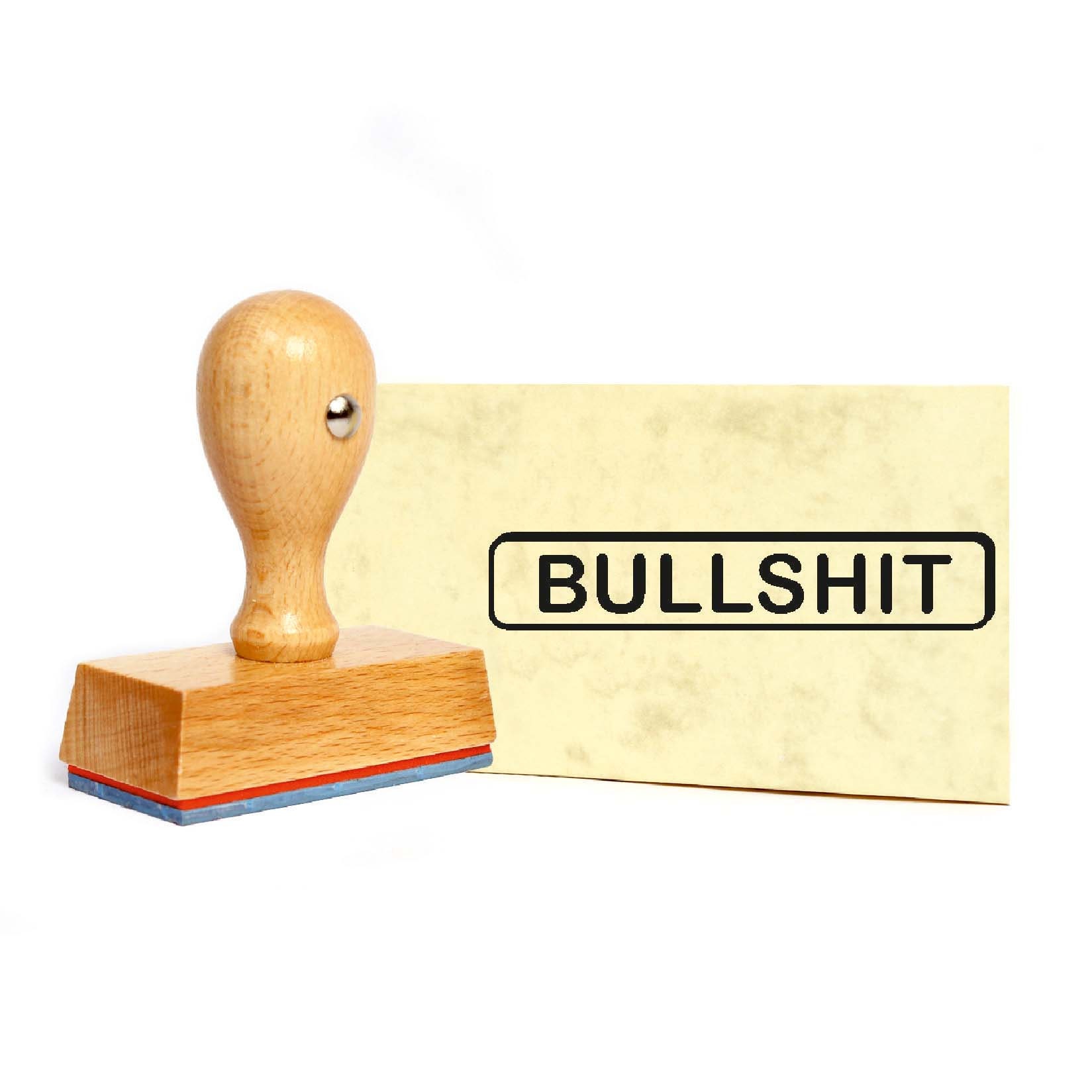 Bullshit Stamp - Etsy