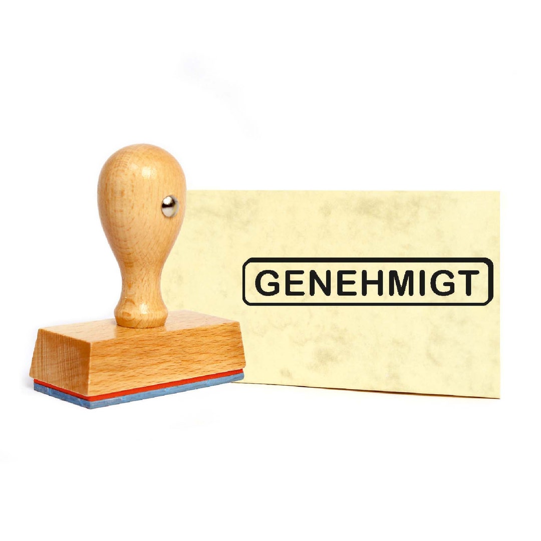 Stempel Goedgekeurd Houten Stempel 49 x 9 mm Funny - Etsy Nederland