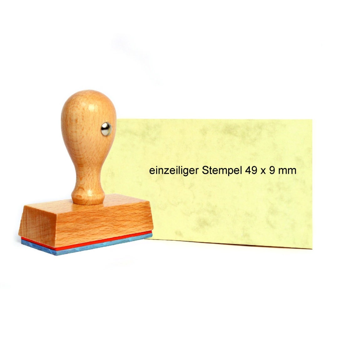 Single Line Stamp 1 Line Single Line Desired Text Personalized Address ...