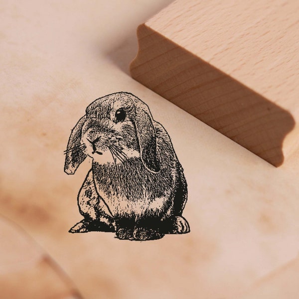 Easter Bunny Stamp - Etsy