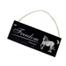 Slate Horse Ardennes With Wish Names Door Sign 22 X 8 Cm Weatherproof ...