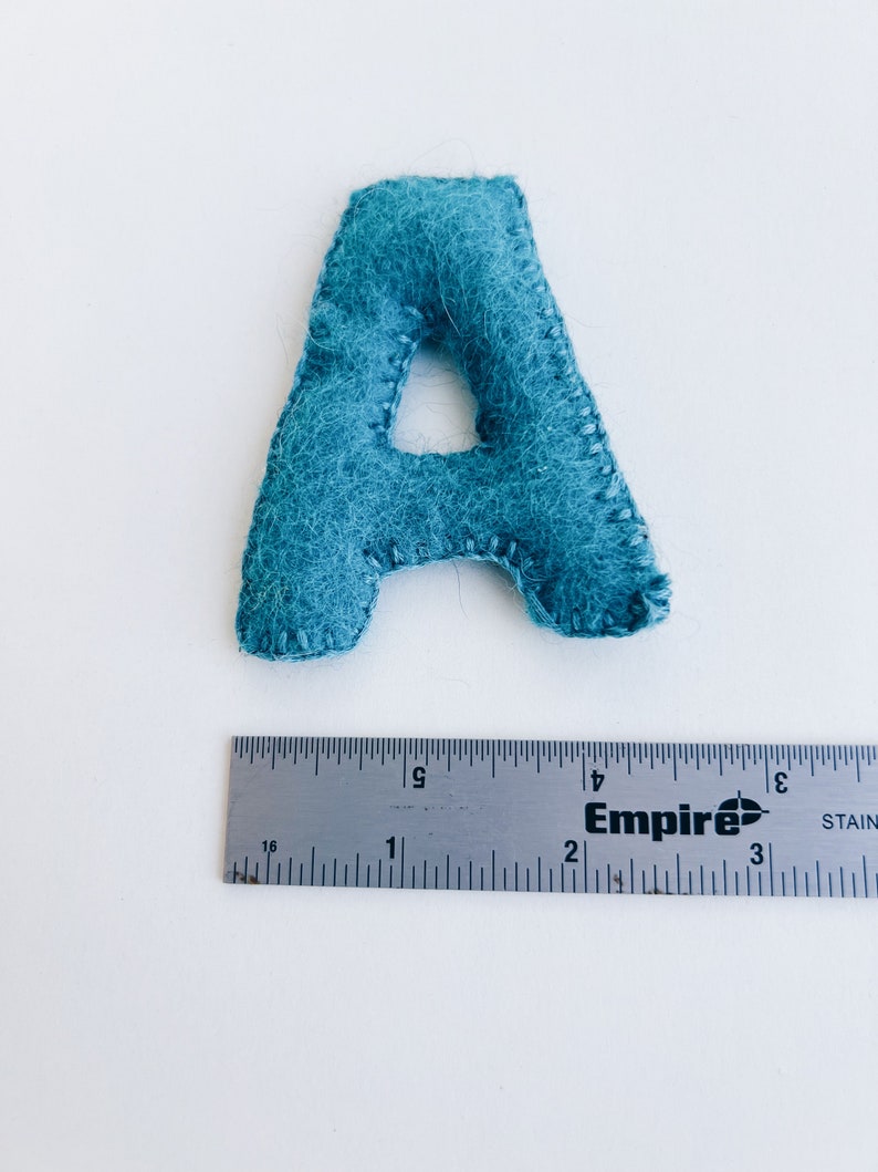 Handstitched Wool Felt Letters & Shapes - Etsy